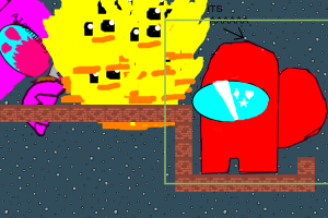 Remix of Among Us crewmate baby