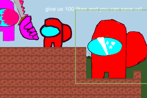 Remix of Among Us crewmate baby