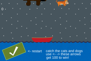 its raining cats and dogs!