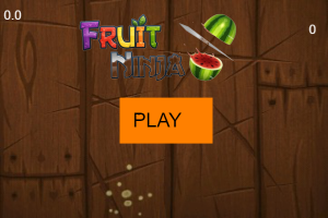 fruit ninja game by Raymond