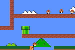 Goomba lands easy