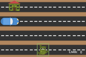 cross the road