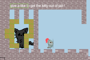kitty in jail!!!!