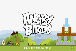 angry birds slingshot fun