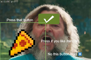 Steve press the button